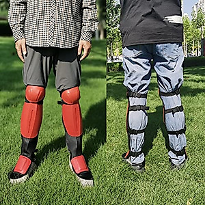 Extolern Shin Guard Brush With Comfortable Sponge Pad, Leg Guard And Knee Guard, Used For Cutting Grass