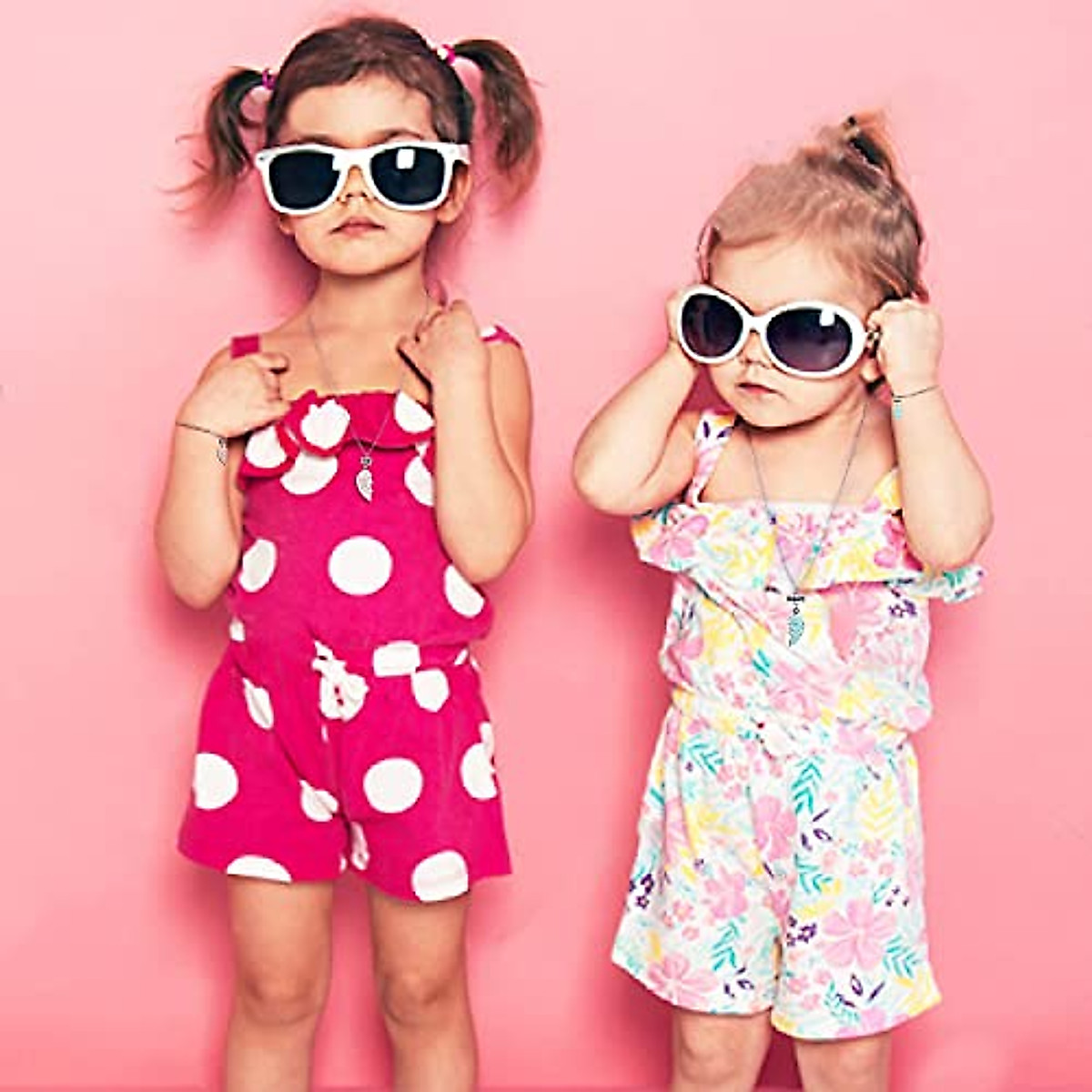 MJartoria BFF Necklace for 2 - Split Heart Mermaid Tail Pendant Best Friends Forever Friendship Necklace Gifts for Girls Best Friend Necklace