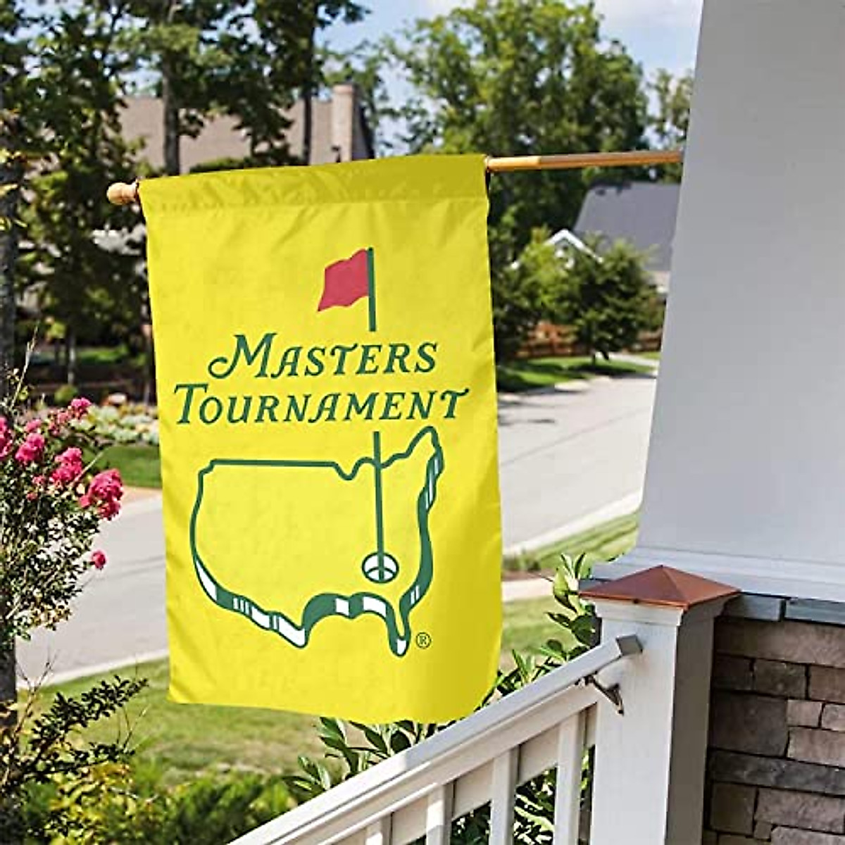 MQBH Masters Tournament Augusta National Golf Garden Flags Home Yard Patio Lawn Outdoor Decorative 12x18 Inches