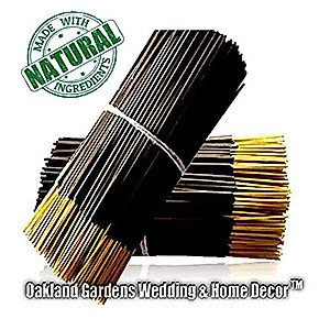 Natural Premium Incense By Oakland Gardens (W) Wisteria Incense - Intoxicating Sweet Fragrance of Wisteria Blooms with Lilac Flowers and Japanese Honeysuckle Wisteria (100 Sticks)