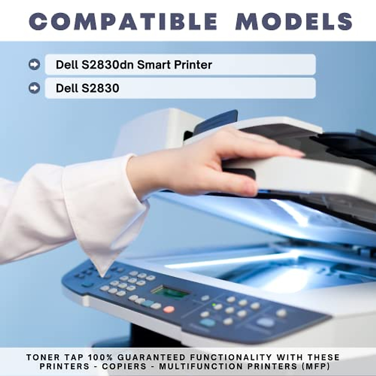 Toner Tap HIGH Yield for Dell S2830dn Smart Printer (2-Pack Bundle) GGCTW CH00D 593-BBYP Compatible Replacement Cartridge