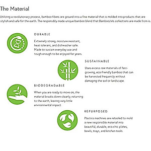 Bamboozle Food Compost Bin, Indoor Food Composter for Kitchen (Natural)