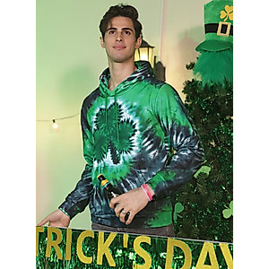 Arvilhill Irish St Patrick's Day Shamrock Funny Green Sweatshirt St Paddys Day Shirt XXL