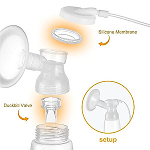 Nanawawa Duckbill Valve and Silicone Diaphragm,Compatible with momcozyS9/S12/S9pro/S12pro/TSRETE，Pump Parts/Accessories (10 Piece Set)