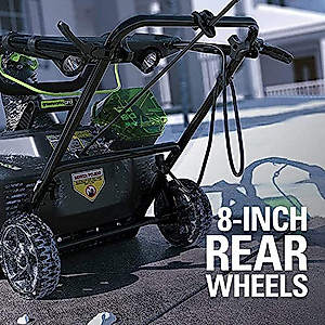 Greenworks Pro 80V 20 inch Snow Thrower with 2Ah Battery and Charger with Greenworks Pro 80V 4Ah Lithium Ion Battery GBA80400