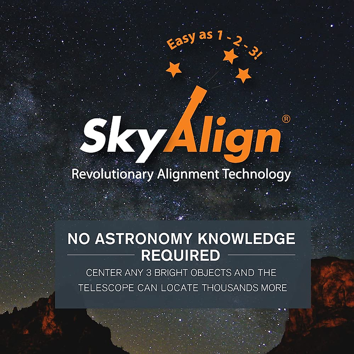 Celestron - NexStar 5SE Telescope - Computerized Telescope for Beginners and Advanced Users - Fully-Automated GoTo Mount - SkyAlign Technology - 40,000+Celestial Objects - 5-Inch Primary Mirror,Orange