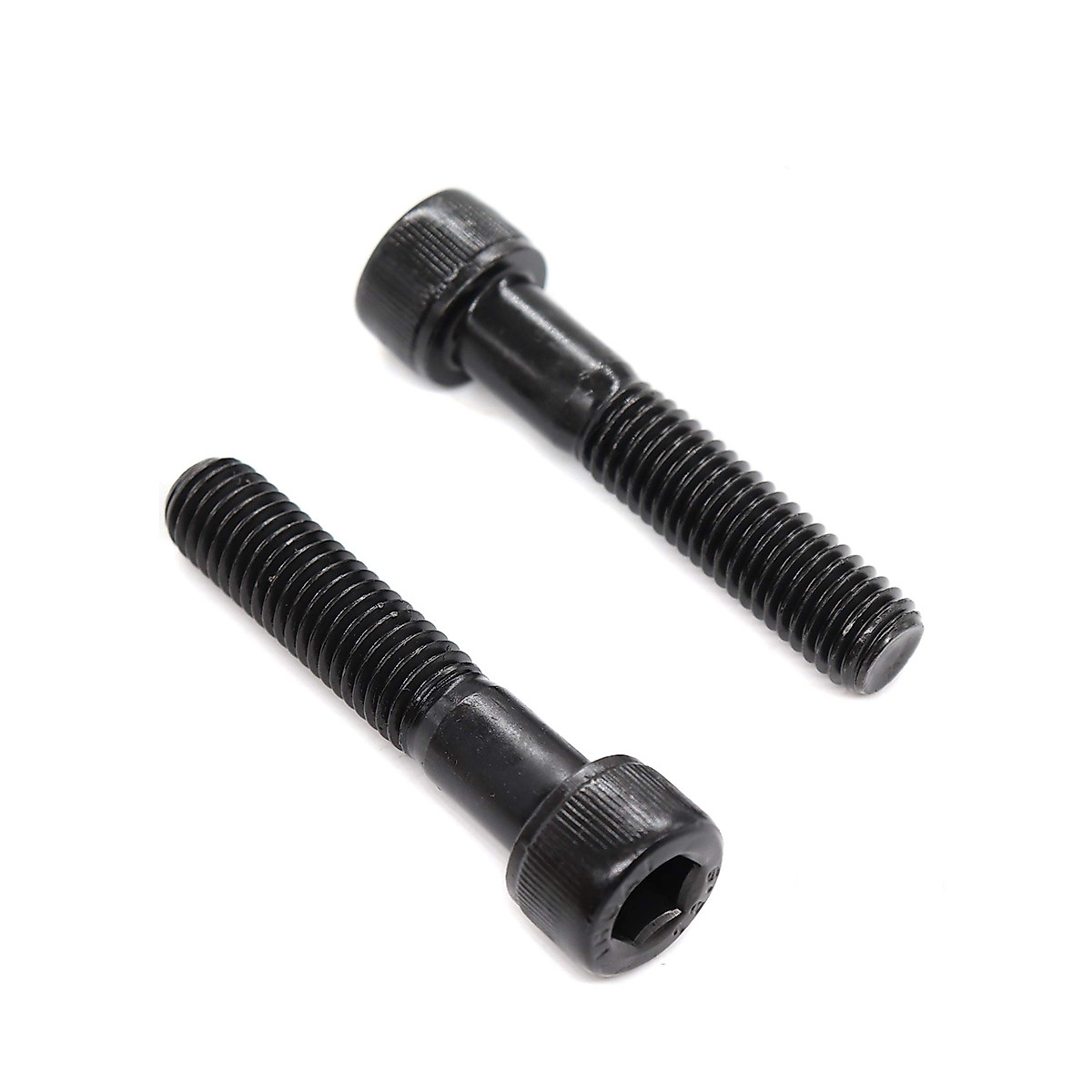 binifiMux 10pcs M10 x 50mm Black Socket Cap Bolts Screws 12.9 Grade Alloy Steel