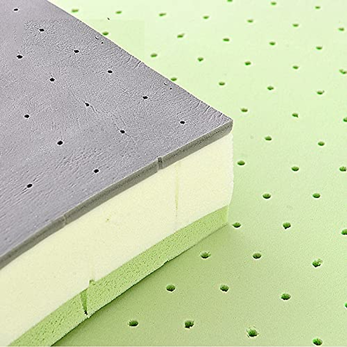 QQCC Mattress Topper Thai Natural Latex Mattress Soft Sleeping Bed Topper Memory Japan Tatami Mat Mattress (Color : 120x200x5 cm, Size : 15)