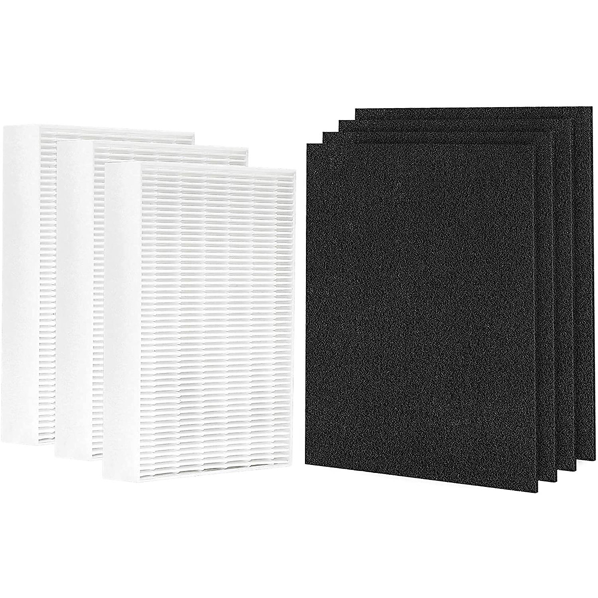 HPA300 HEPA Filter R for Honeywell HPA300 Replacement Filters - 3 HPA300 Filters & 4 Pre-Cut Pre-Filters Compatible with Honeywell Filters R and HRF-R3, HRF-R2, HRF-R1, HRF-AP1