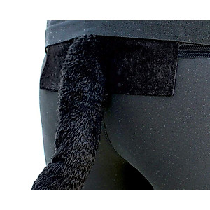 Black Cat Costume for Women, Halloween Masquerade Mask, Lace Ears, Gloves, Tail, Choker Necklace