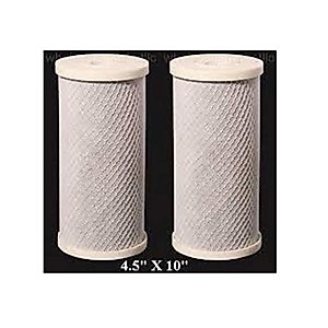 CFS – 2 Pack Heavy Duty Carbon/Sediment Water Filter Cartridges Compatible with GE FXHTC, RFC-BBSA Models – Remove Bad Taste & Odor – Whole House Replacement Filter Cartridge – 5 Micron