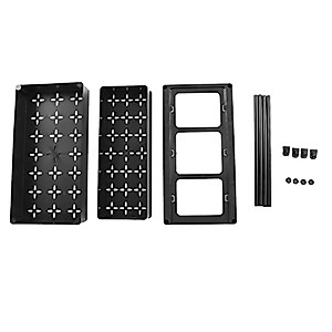 QANYEGN Under Sink Organizers, Large hatacity Slide Out Storage Baskets, PP Material Baskets for Bathrooms, Kitchens, Closets.(Black)