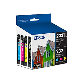 Epson T232 Standard-Capacity Color and High-Capacity Black Multi-Pack