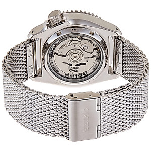 SEIKO Men's 5 Sports Automatic Watch with Stainless Steel Strap, Silver, 22 (Model: SRPD73)