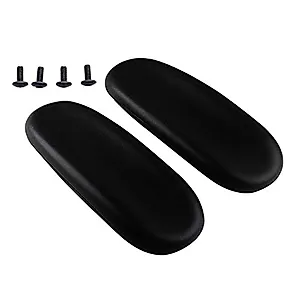 Office Chair Arm Rest Replacement Fits All Styles of Arms with Mounting Hole Patterns Screws Set Desk Armrest Cover(2Pack)