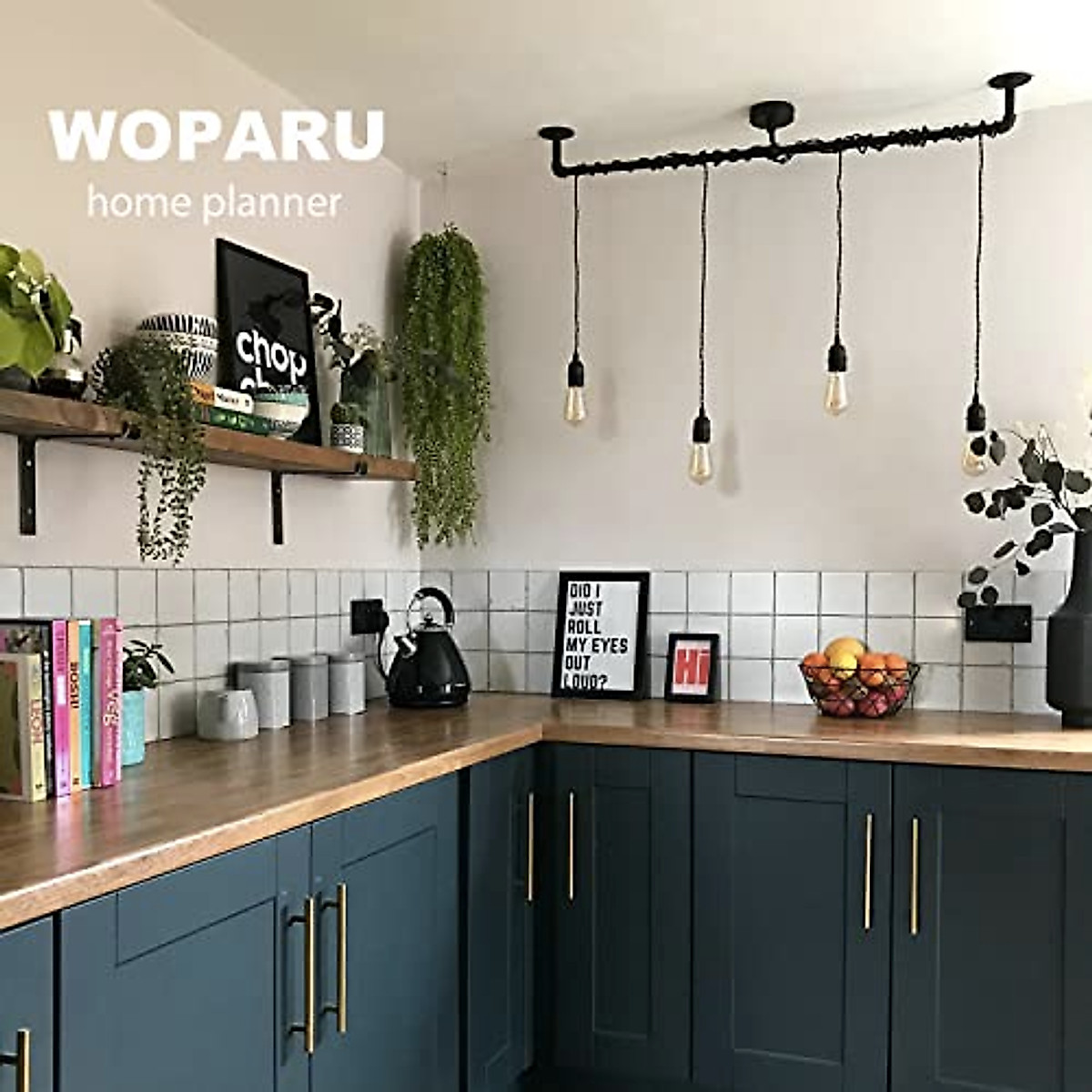 WOPARU ST21(ST64) Vintage Edison Filament Spiral Light Bulb,E26/E27 Base 4W 2300K 200lm Dimmable Antique LED Edison Bulbs,40W Equivalent Warm White - Clear Glass