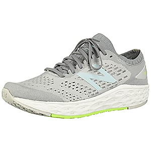 New Balance Women's Fresh Foam Vongo V4 Running Shoe, Light Aluminum/Lime Glo, 5