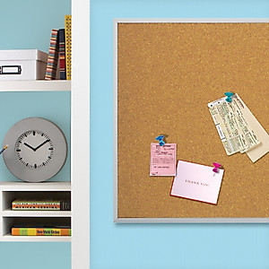 Quartet Push Pins, 1-Inch, Assorted Colors, 30 Pack (27954)