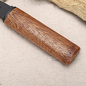 TEEMAD Bonsai scissors 1PC Carbon Steel Professional Pruning Grafting Knife Crude Wood Handle Garden Cutter Scissor Seedling Tools