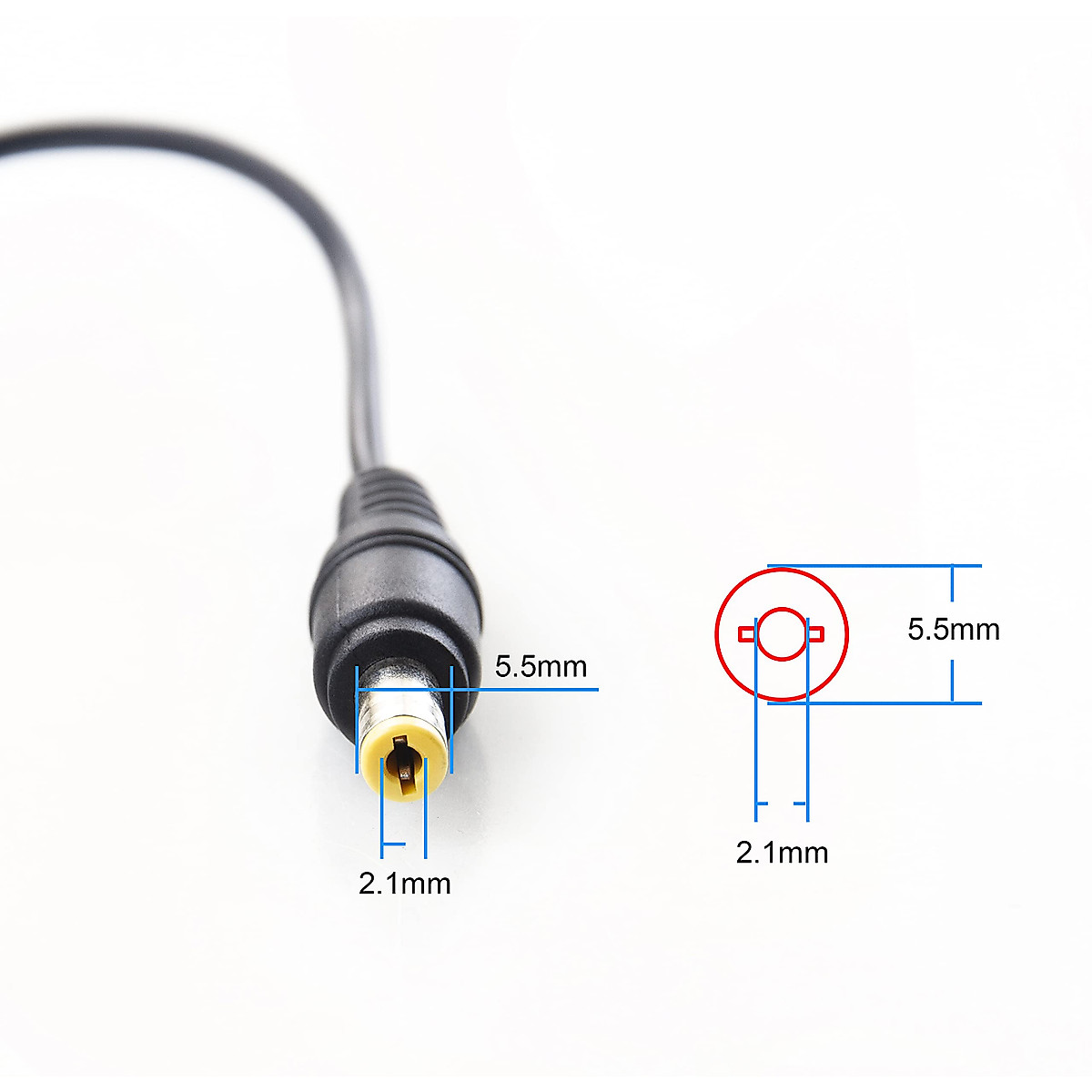 ICV 5V 1A Power Source Adapter, 5.5 x 2.1 mm DC Plug Power Supply Wall Charger for Security Camera DAC RCA Led Light Strips CCTV IP Camera Alarm System Receiver – Designed for Safety