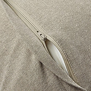 Creative Co-Op Cotton Tufted Throw, Ivory Pillow