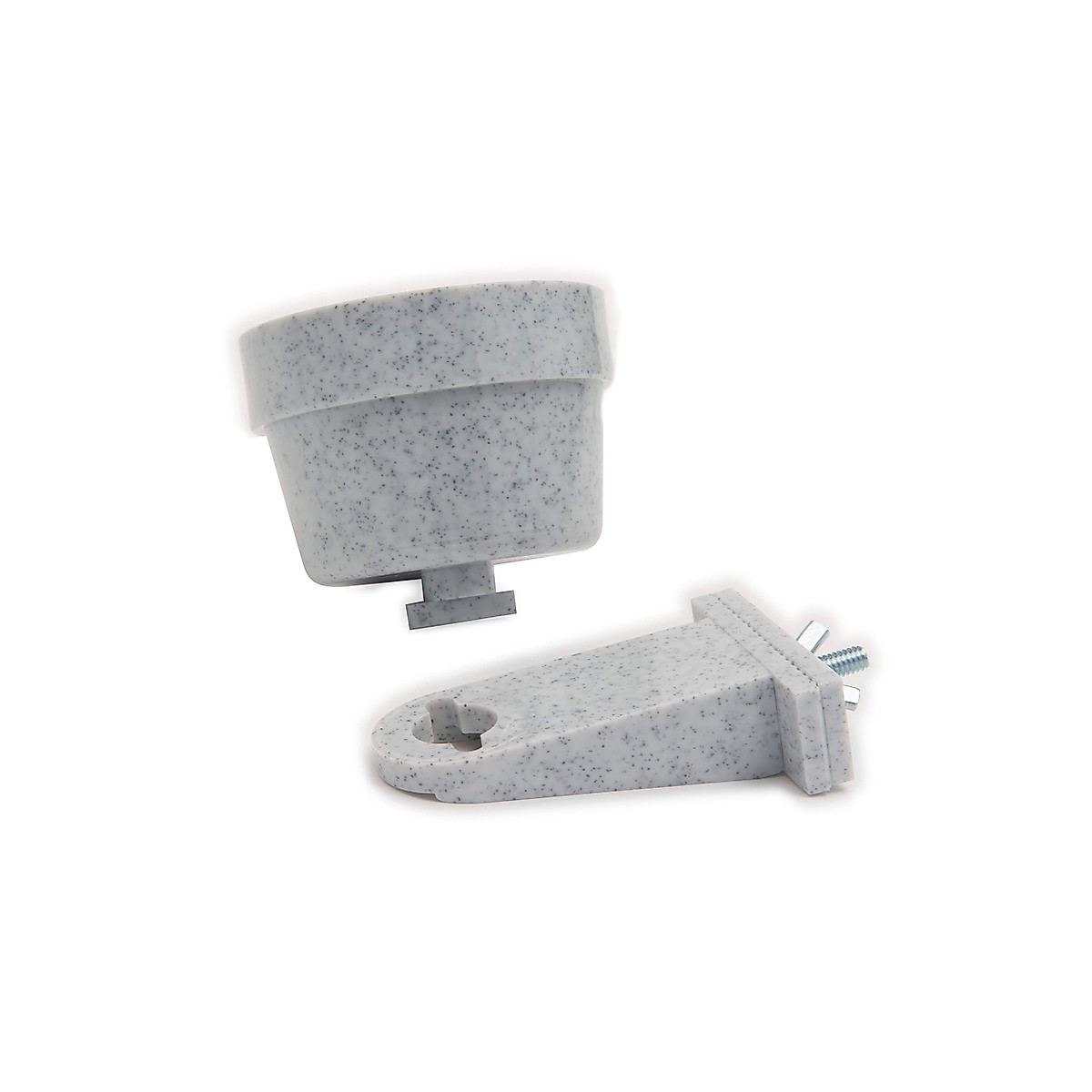 Lixit Quick Lock Cage Bowls for Small Animals and Birds. (10oz, Granite)