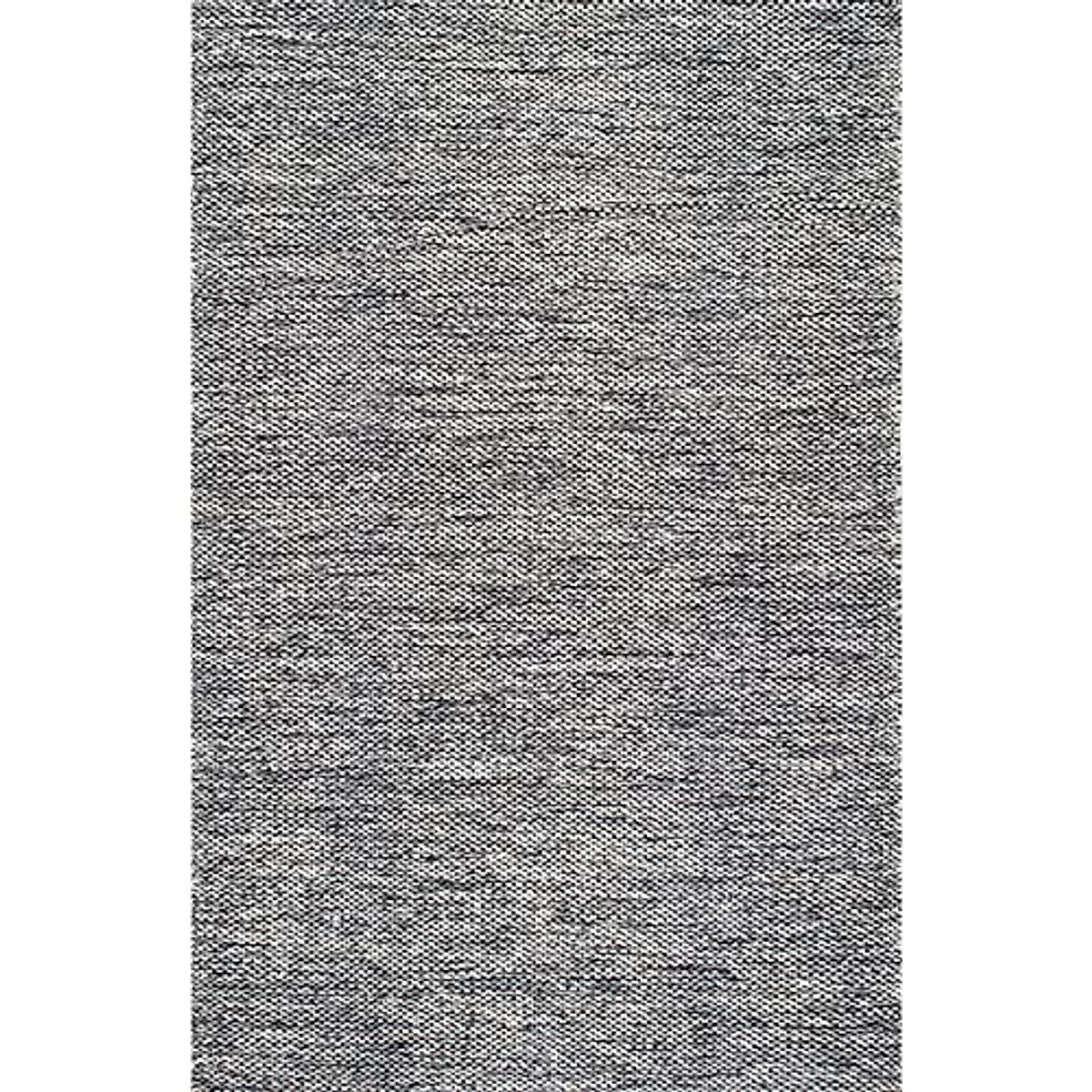 nuLOOM Alessi Solid Farmhouse Cotton Area Rug, 3' x 5', Grey