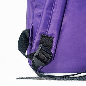 FJyuanqi School & Travel Backpack Laptop Backpack for Boys & Girls with Adjustable Strap Casual Daypack Hiking Bag 15 Inch - (Purple Shark)