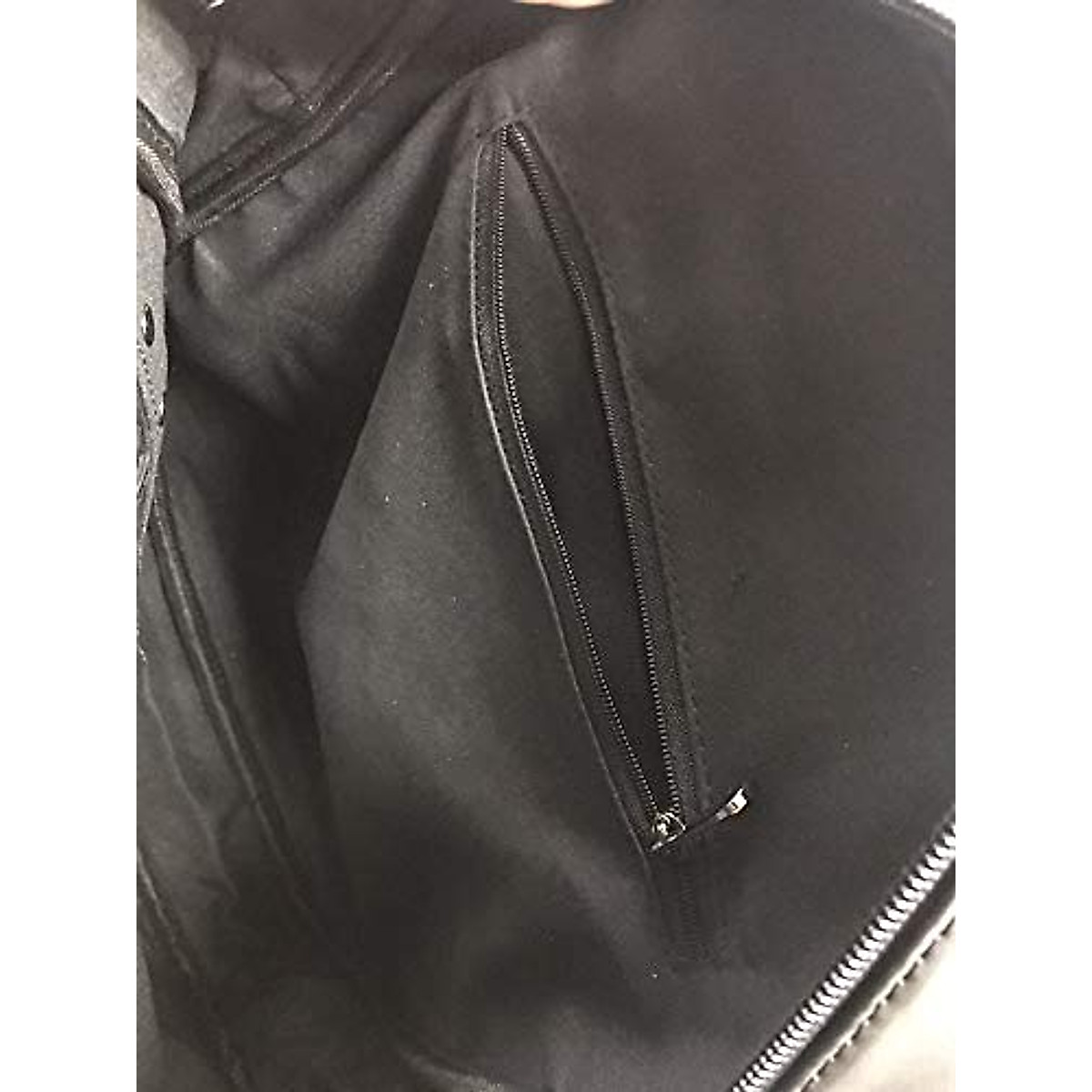 Nite closet Gothic Backpack Purse for Women Studded Ita Bag Star Transparent Front