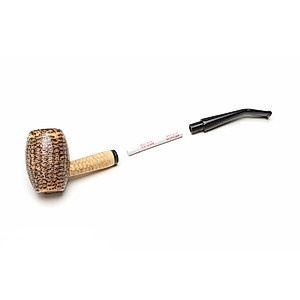 Missouri Meerschaum - Country Gentleman Corn Cob Tobacco Pipe - Bent Bit