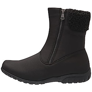 Propét Women's Dani Mid Snow Boot, Black, 10