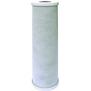 CFS – 1 Pack Carbon Block Water Filter Cartridge Compatible with Carbon Block Filter for Whole Home UV Water Disinfection/Filtration Systems – Whole House Replacement Water Filter Cartridge, White