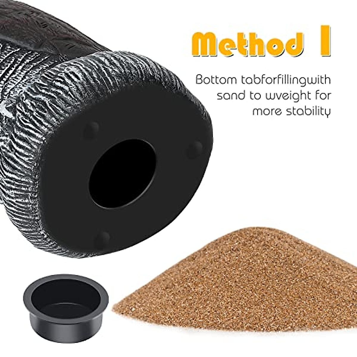 3-Pack Owl Decoys for Bird Deterrent - Weatherproof Bird Repellent Devices for Outdoor Use - Plastic Owls to Scare Birds Away and Control Garden Pests