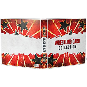UniKeep WWE WrestleMania Themed Collectible Card Storage Binder - Comes With 20 Card Pages