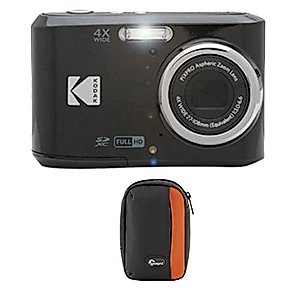KODAK PIXPRO FZ45 16 MP Digital Camera (Black) with Carrying Case Bundle
