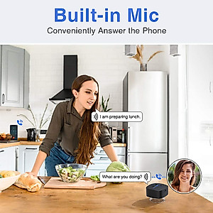 Onforu Shower Speaker, Bluetooth Waterproof Speaker with Suction Cup, Portable Wireless Bathroom Speaker with Stereo Sound, Built-in Mic, 10H Playtime, Mini Speaker for Christmas Outdoor Kitchen Pool