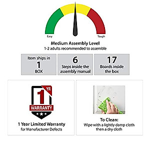 Ameriwood Home Odin Glass L-Shaped Computer, Gold Desk