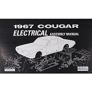 1967 Mercury Cougar Electrical Assembly Manual Reprint