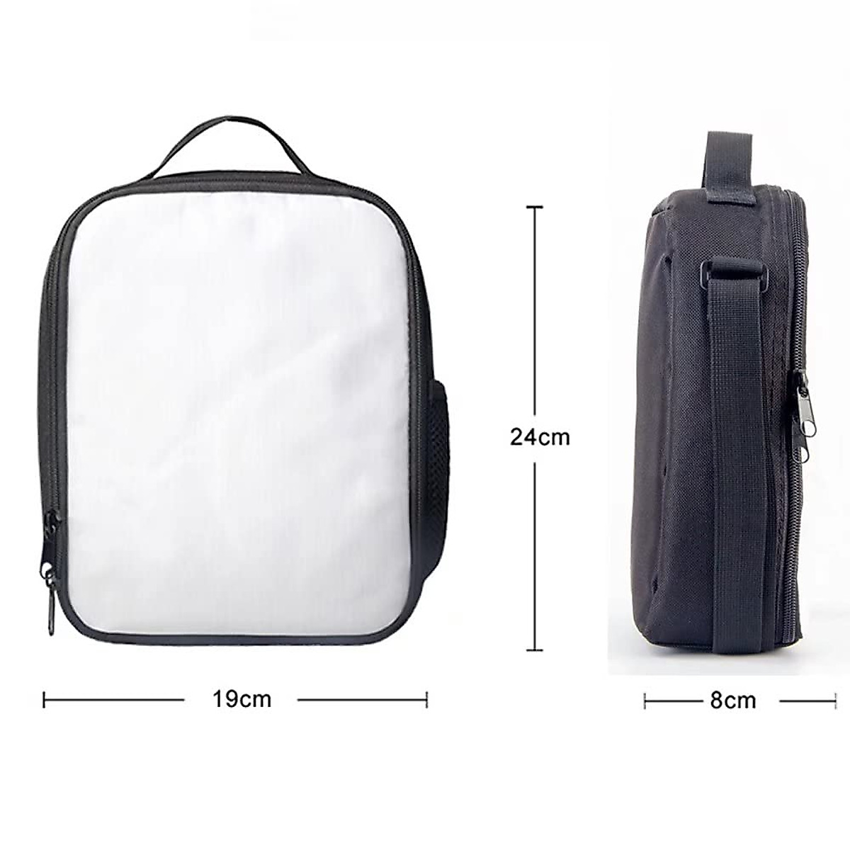 Sannovo Ice Hockey 3D Print School Picnic Container Thermal Lunch Tote Picnic Thermal Bag