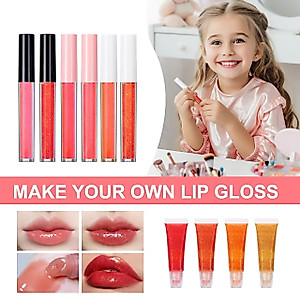 ibcccndc DIY Lip Gloss Making Kit Gift - Make Your Own Moisturizing and Shiny Lip Gloss with Lip Gloss Kit for Women and Girls (28)