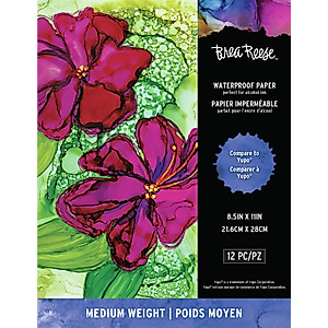 Momenta Brea Reese Waterproof Paper 8.5"X11" 12/Pkg-White-Medium Weight