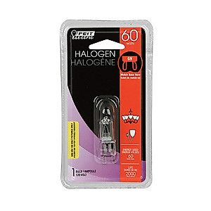 Feit Electric BPQ60/G9/CAN 60 Watt Warm White G9 Dimmable Halogen Light Bulb