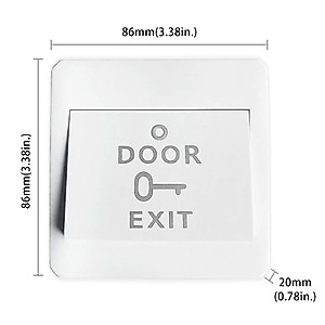 Olideauto ADA Automatic Door Openers,Residential Swing Door Low Energy Door Closer 120B with 2PCS Exit Buttons