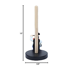 MASSJOY Chef Style Paper Towel Holder, Resin Crafts Display for Kitchen Cafe Western Restaurant Cake Shop Dessert Shop.