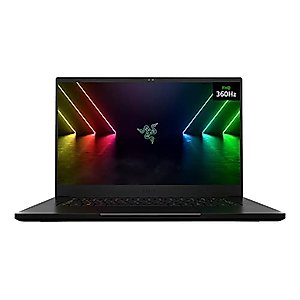 Razer Blade 15 Gaming Laptop: NVIDIA GeForce RTX 3080 Ti - 12th Gen Intel 14-Core i7 CPU - 15.6” FHD 360Hz - 32GB DDR5 RAM, 1TB PCIe SSD - Windows 11 - CNC Aluminum - Chroma RGB - Thunderbolt 4