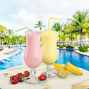 Suwimut 600 Pack Flexible Plastic Drinking Straws, 10.2 Inch Extra Long Colorful Disposable Bendy Straws, Assorted Colors Bendable Plastic Straws for Tumblers, Mason Jars, Milshakes, Smoothies