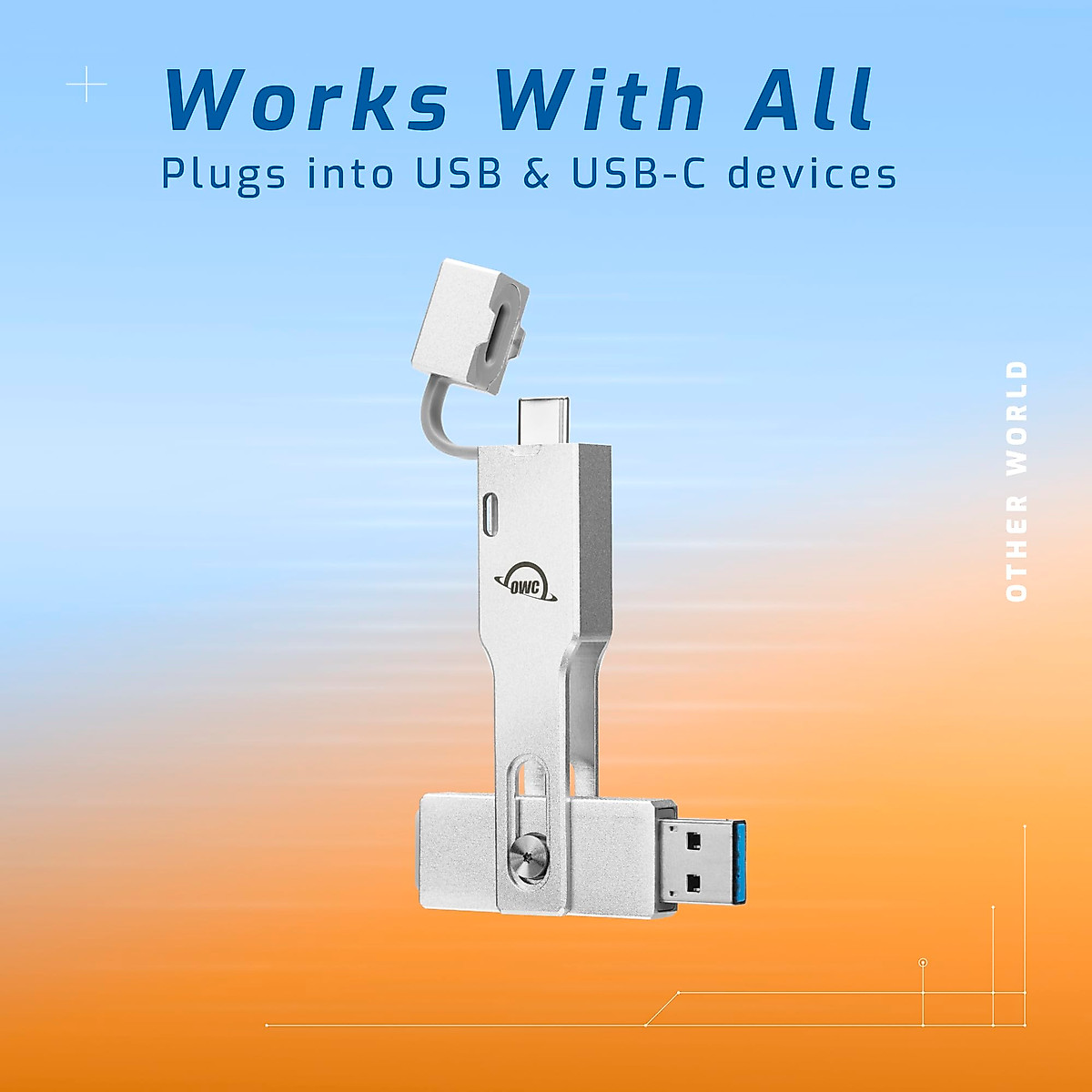 OWC 1TB Envoy Pro Mini USB-C + USB-A (10Gb/s) Portable SSD