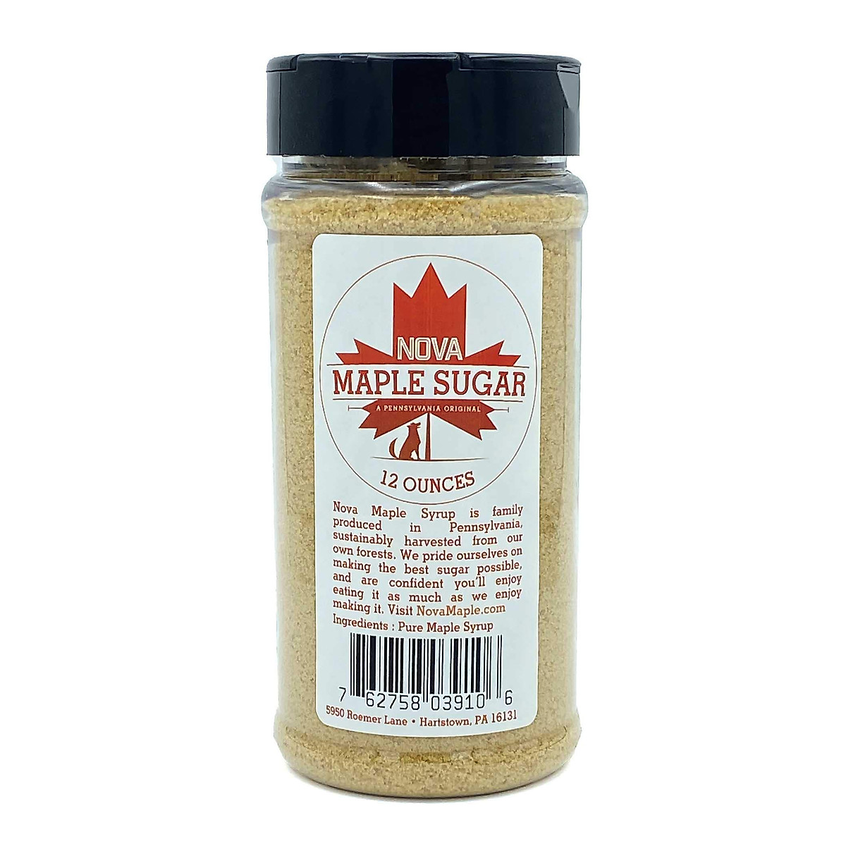 Nova Maple Sugar - Pure Grade-A Maple Sugar (12 Ounces)