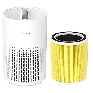 Air Purifiers Plus One More HEPA Filter for A11ergies, Pollen, Smoke, Dusts, Pets Dander, Odor, Hair, Ozone Free, 20db Quiet cleaner for Bedroom, Room, Kitchen and Living Room, SGS Certificaion