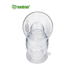 Haakaa New Silicone Breast Pump 150ML with Suction 100% Food Grade Silicone BPA PVC and Phthalate Free (150ml)